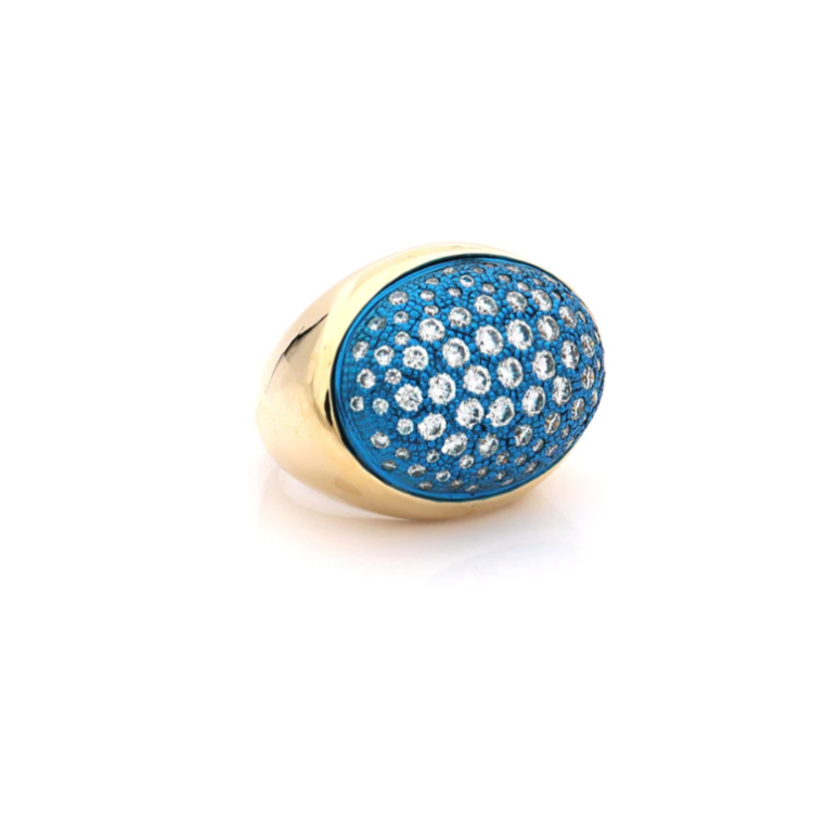 Faraone Mennella "Abracadabra" 18K Gold and White Diamond Ring – Via ...