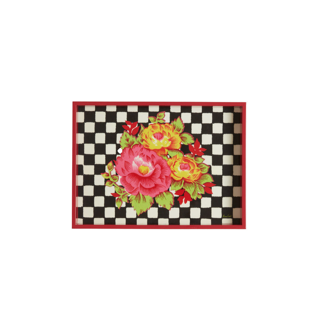 Lisa Corti Checkered Tiger Tray – Via Coquina
