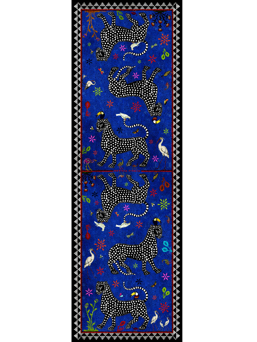 Ortigia Sicilia Ocelot Velvet Scarf – Via Coquina