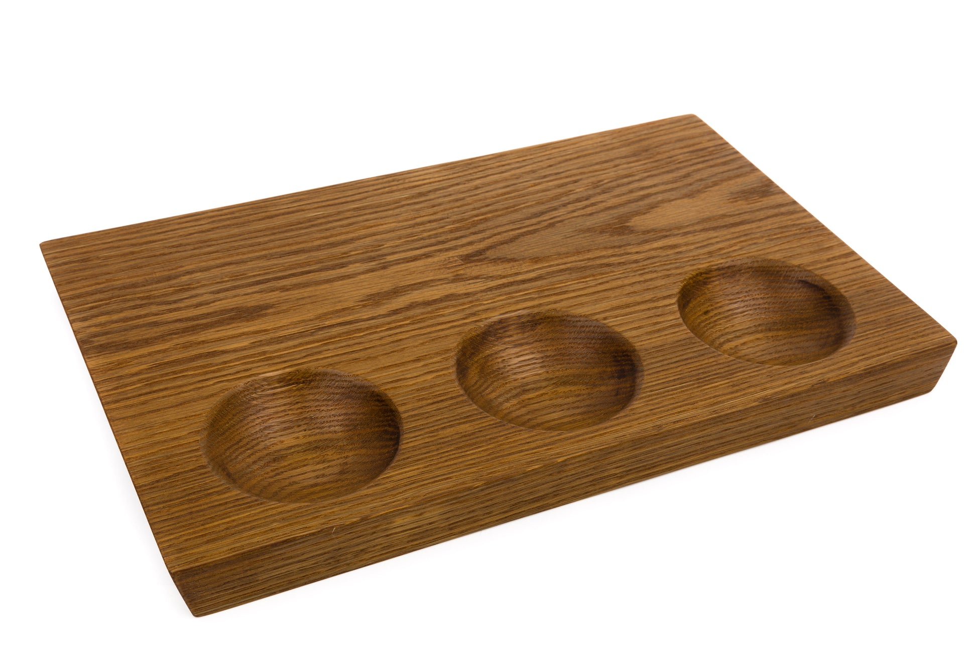 Via Coquina LLC | The Wooden Palate Fumed Oak Dip Board