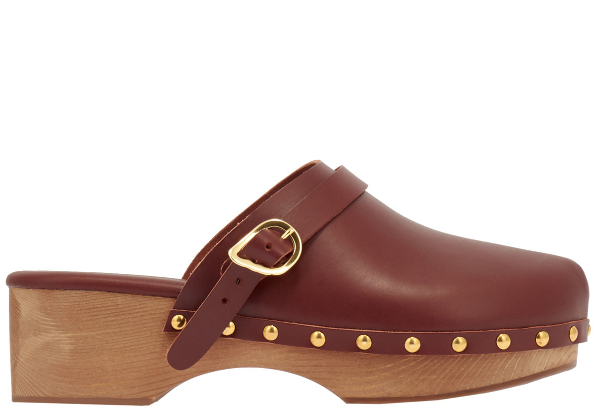 Ancient Greek Sandals Classic Closed Clogs in Leather – Via Coquina