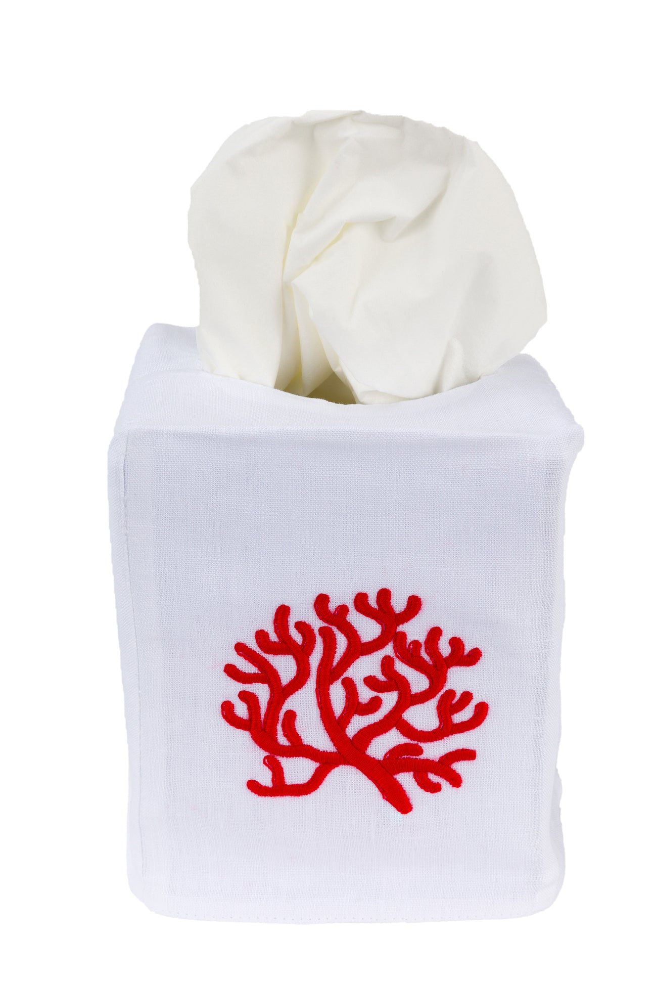 Via Coquina LLC | Coral Tissue Box Cover